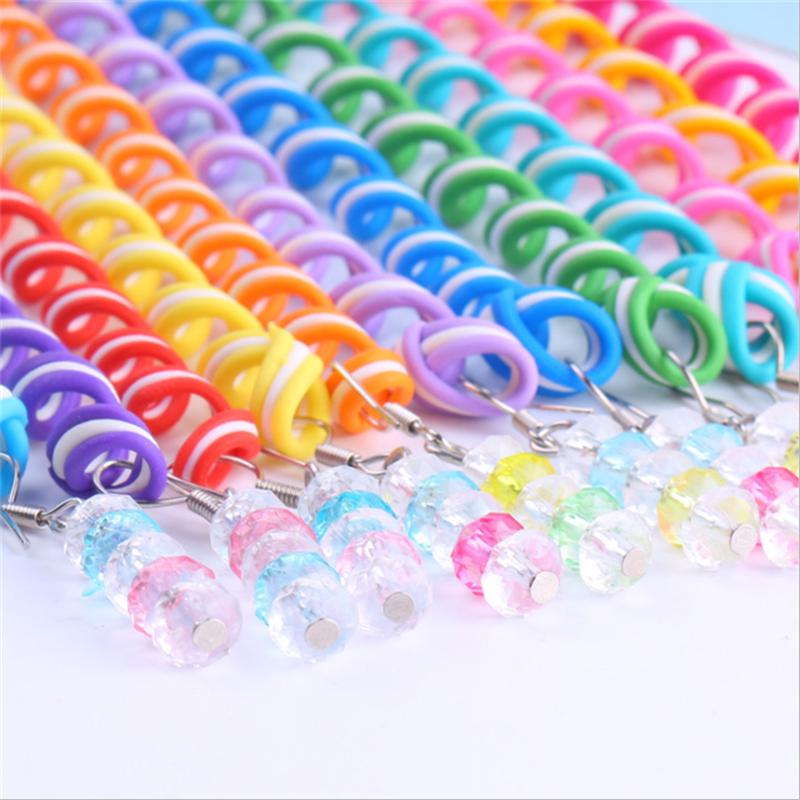 Buy 1pc Kids Beaded Rainbow Curler Braid Hair Sticker at affordable ...