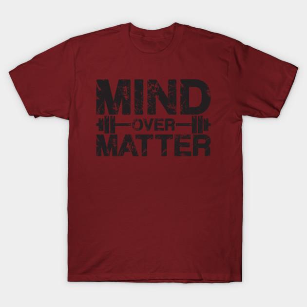 Buy Men Premium Cotton Harajuku T Shirt Mind Over Matter Print Men's ...