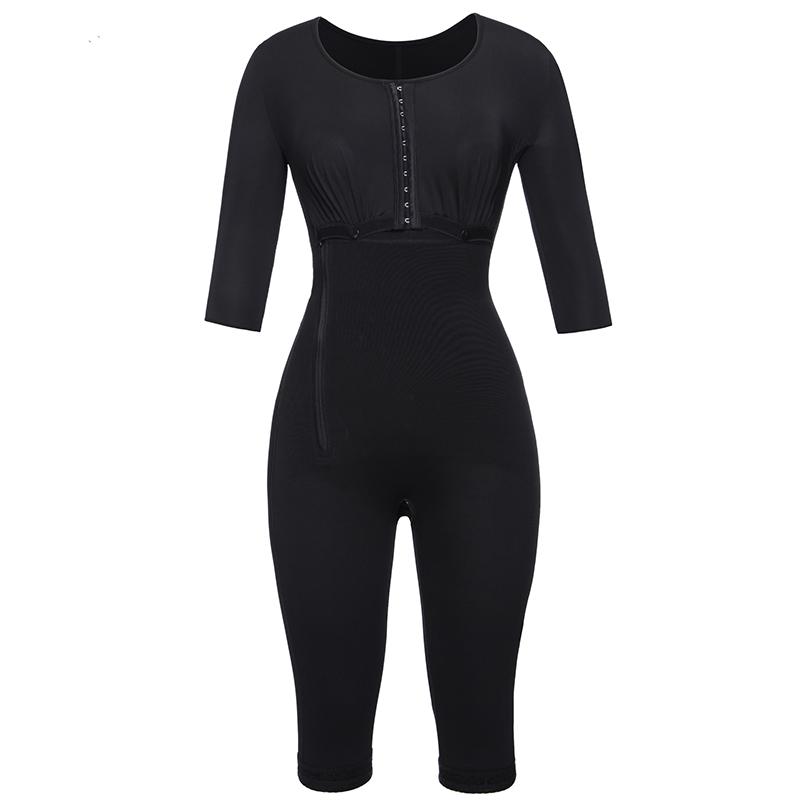 Buy Fat Burning Full Body Shaper Postpartum Slimming Bodysuits Tummy ...