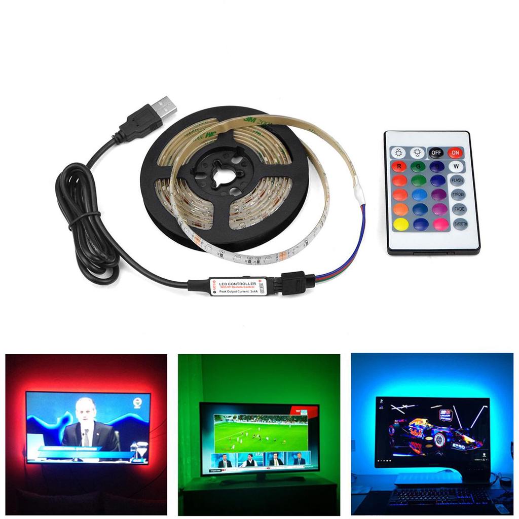 Buy 5V USB Power LED Strip Light RGB /White/Warm White 2835 SMD HDTV TV ...
