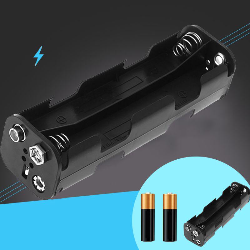 Buy Battery Box Long Strip 8x AA Case Holder 12V Double Side Back ...