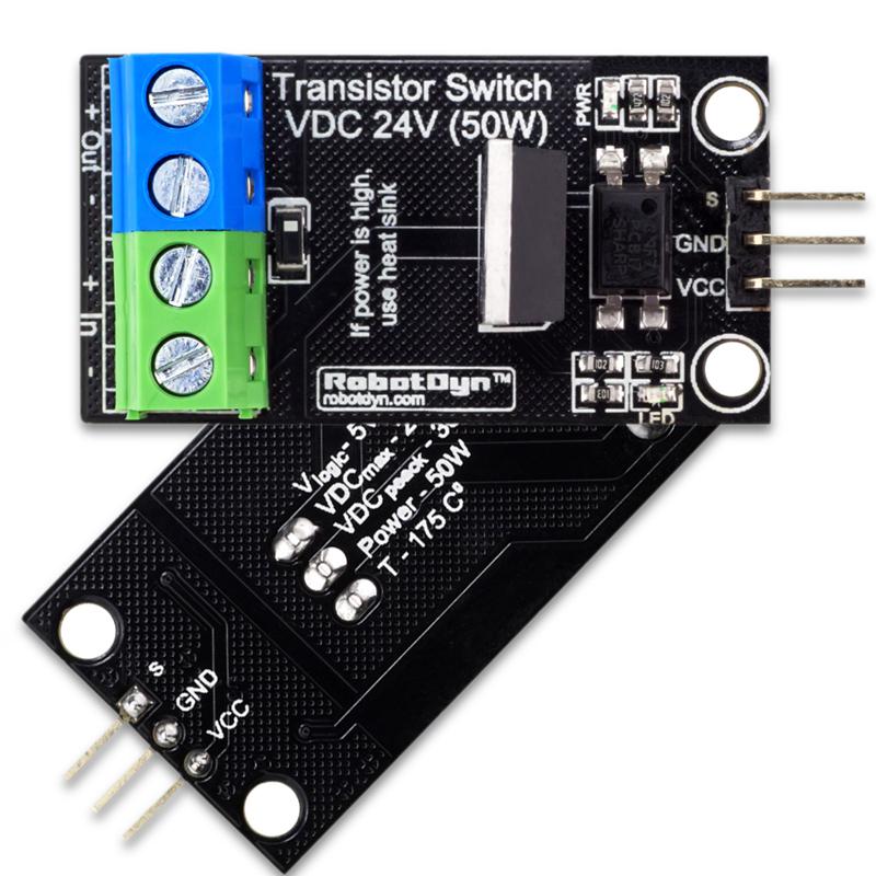 Buy Robotdyn Transistor Mosfet Dc Switch, 5V Logic, Dc 24V/30A With ...