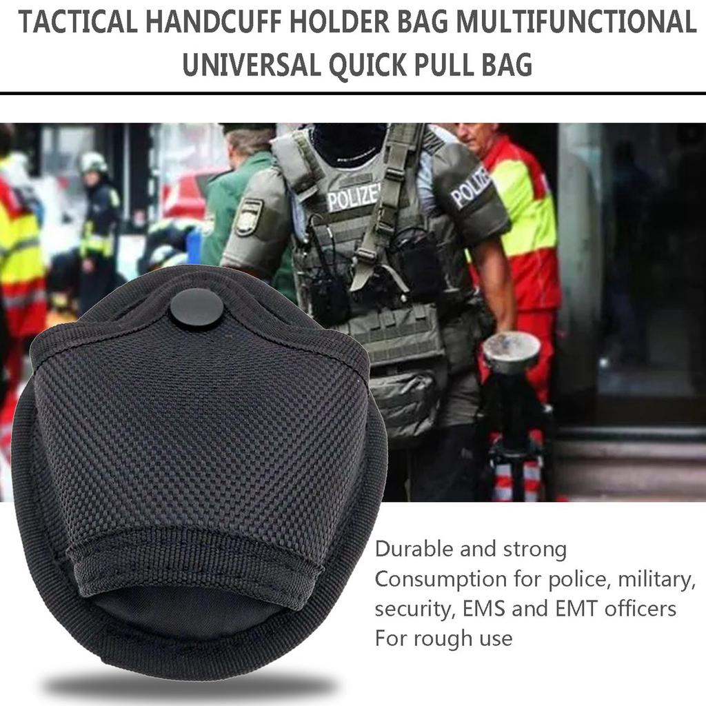 Buy Tactical Handcuff Holder Bag Multifunctional Universal Quick Pull ...