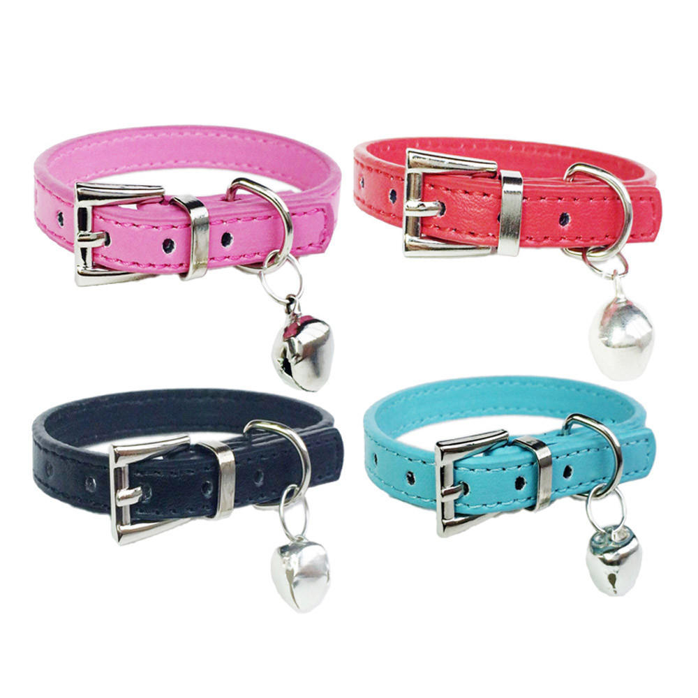 Hot Cute Bell Small Dog Collar Cat Collars Necklace uygun fiyatlı satın ...