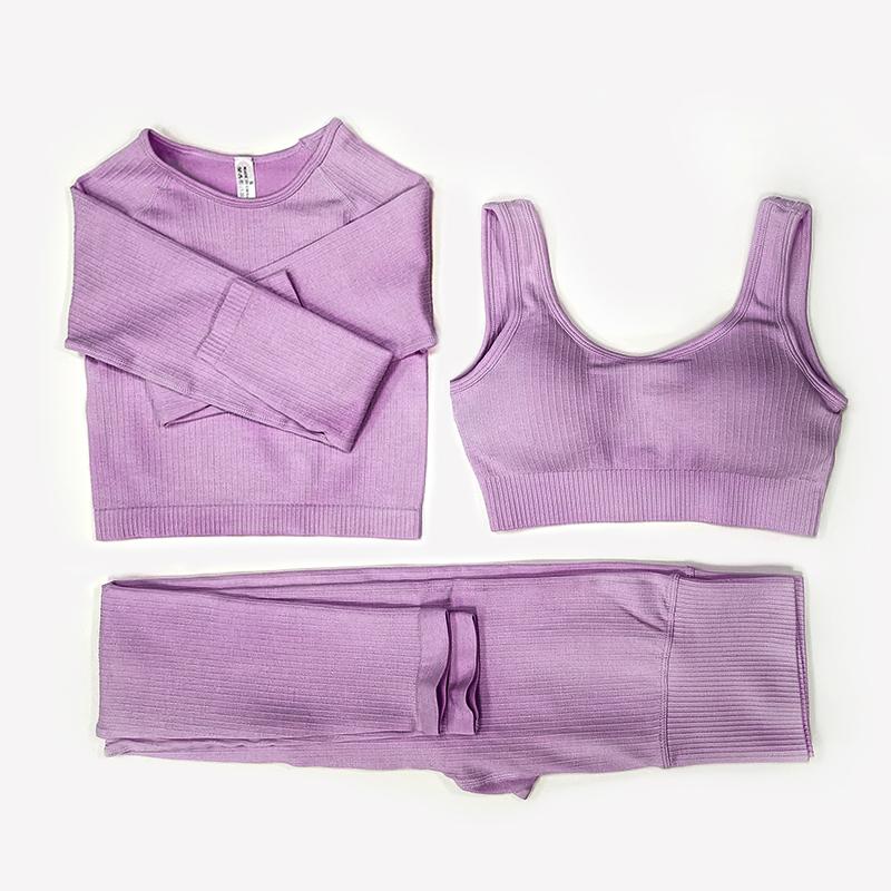 💰Köp billigt online Women's Sportswear Yoga Set Workout Clothes Athletic Wear Sports Gym Legging ...