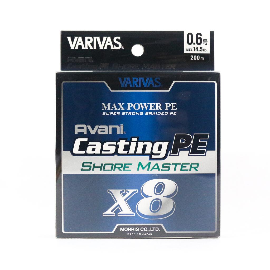 Varivas Linea PE Shore Master Potenza massima X8 200 m PE 0,6 14,5 libbre (4946) acquista in ...