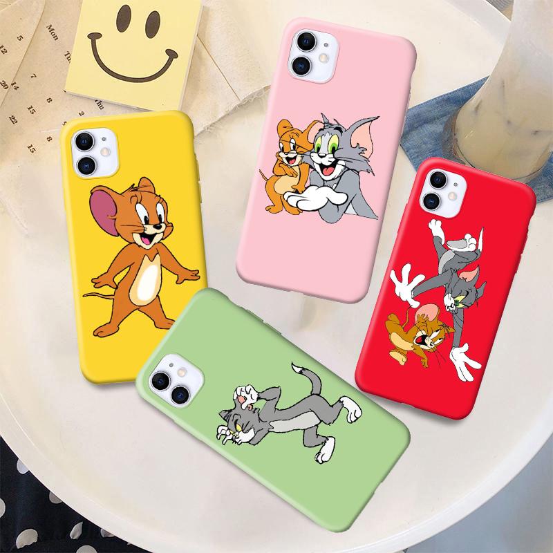 Buy Lovely Tom and Jerry Phone Case for Coque iPhone XS Max XR X 6S ...