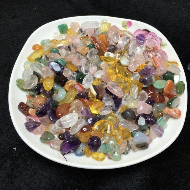 100g/ Bag Mix Color Tumbled Stones Rock Tumblestones uygun fiyatlı ...