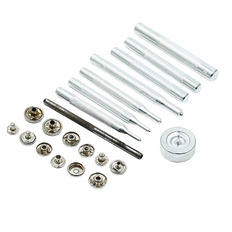 Buy Metal Push Button + Tool Set For Leather Doods Leather at ...