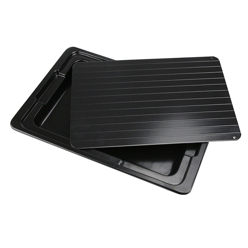 Buy 1PC Aluminum Quick Thawing Plate Fast Defrosting Tray Food Meat ...