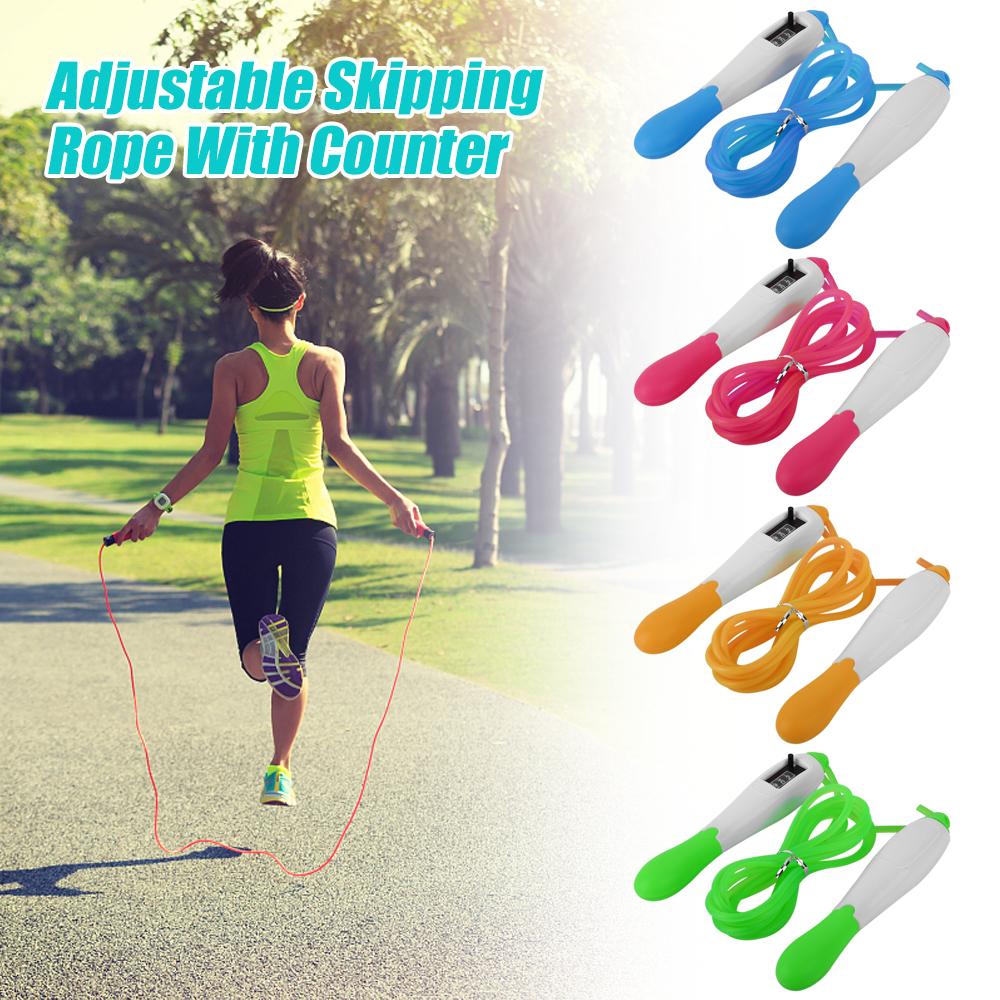 9.8ft Adjustable Jump Rope with Counter Skipping Rope for Home Fitness ...