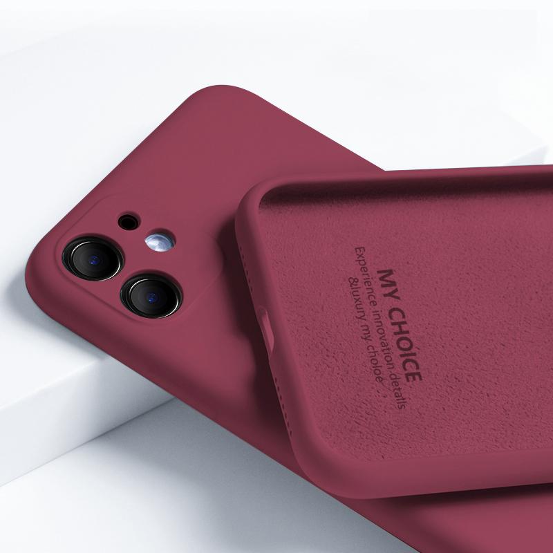 Cheap Luxury Liquid Silicone Case Camera Lens Protect Full Cover Cases ...