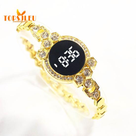 Cheap Multifunctional Electronic Round Dial Watch: LED Digital Display ...