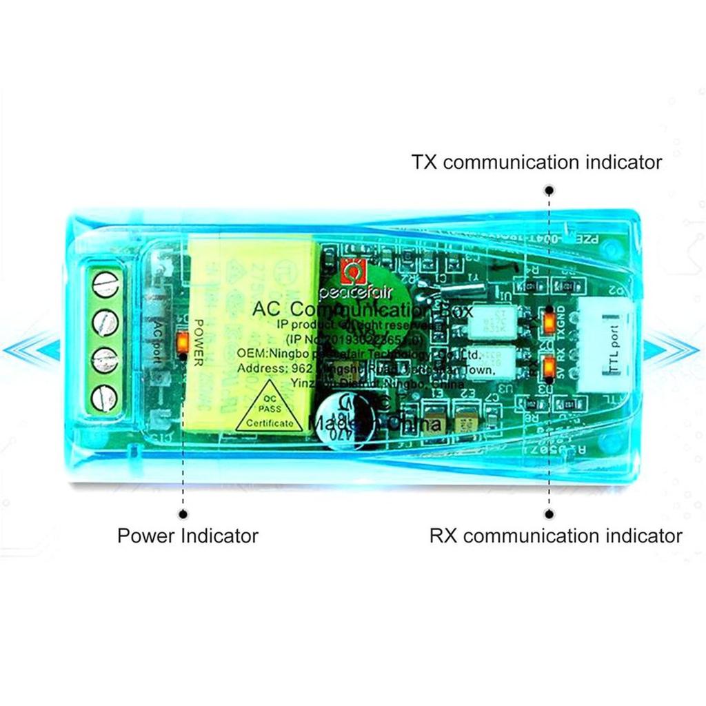 Buy DDRR Peacefair AC Voltage Current Power Frequency TTL Serial ...
