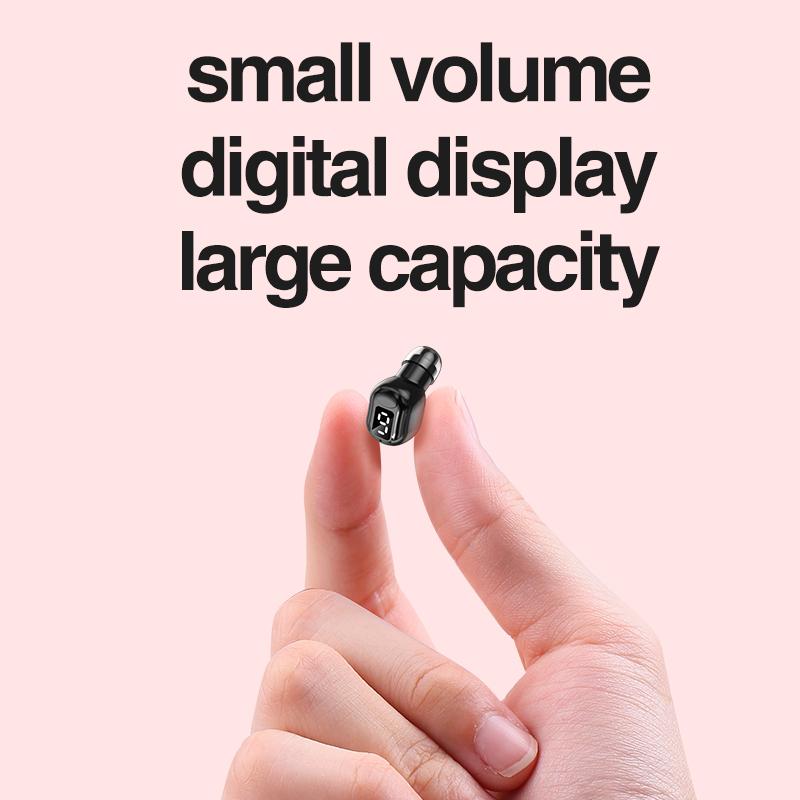 Buy TWS Wireless Headphone Invisible Bluetooth Earphone Mini Single in ...