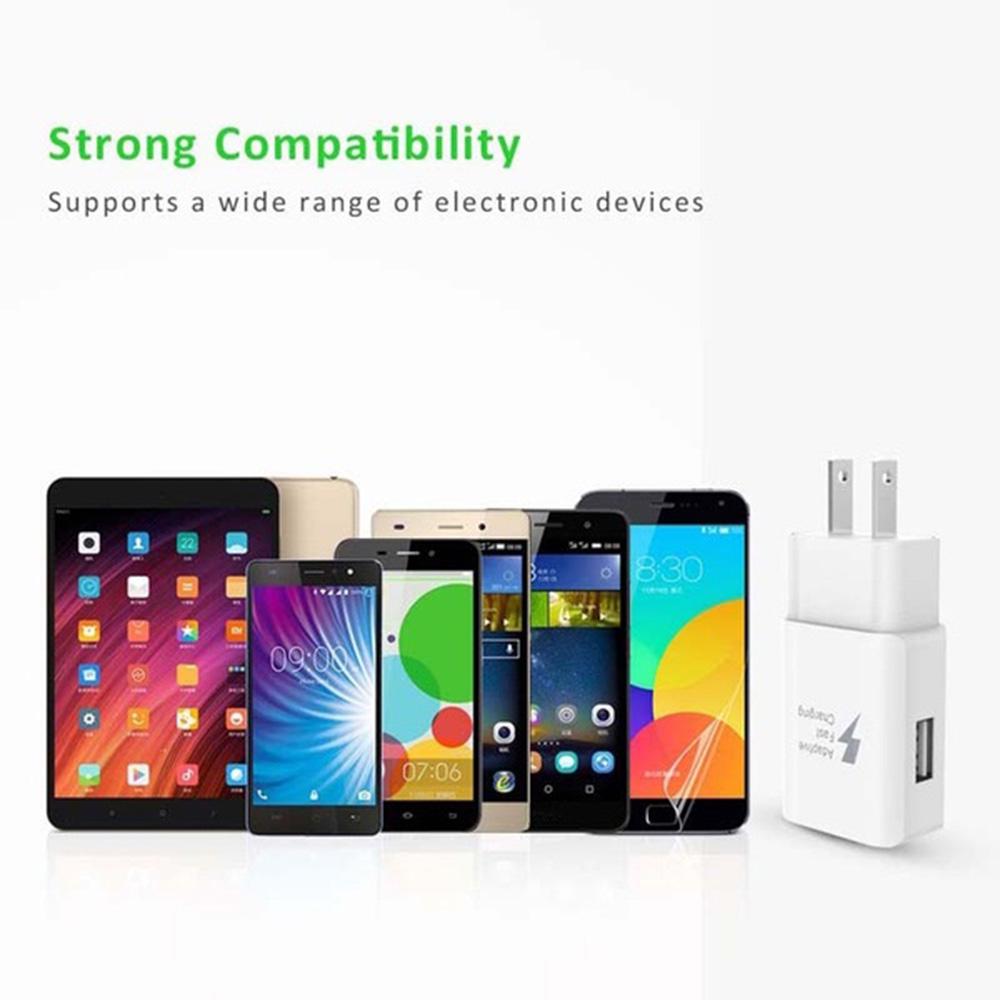 Buy Universal Mobile Phone Adapter EU/US Plug For Travel USB Fast at ...