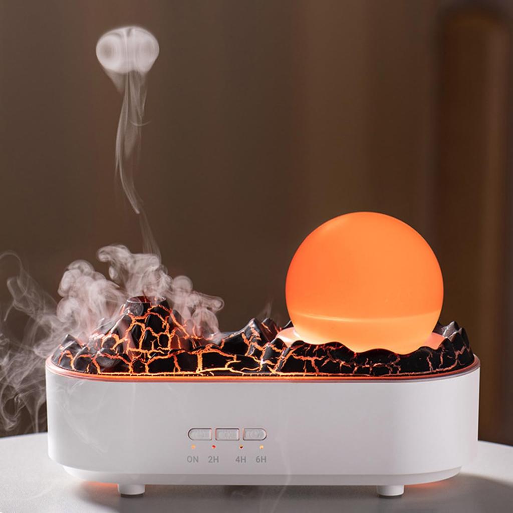 Buy MFDXWCV Small Aroma 3 Color LED Volcano Ultrasonic Large Dry ...
