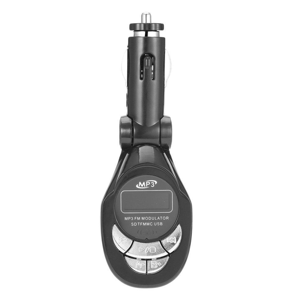 Black Car Mp3 Player Car Mp3 Player Wireless FM Transmitter Modulator ...