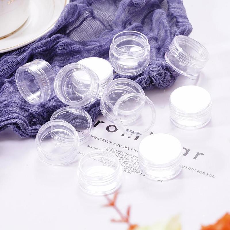 Buy 5g Glass Pot Jars Cream Bottle Makeup Cosmetic Container Sample ...