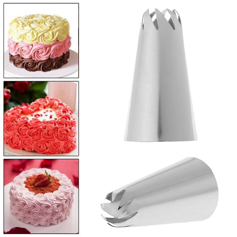 Buy Stainless Steel Flower Icing Piping Nozzles Cake Decoration Tips ...