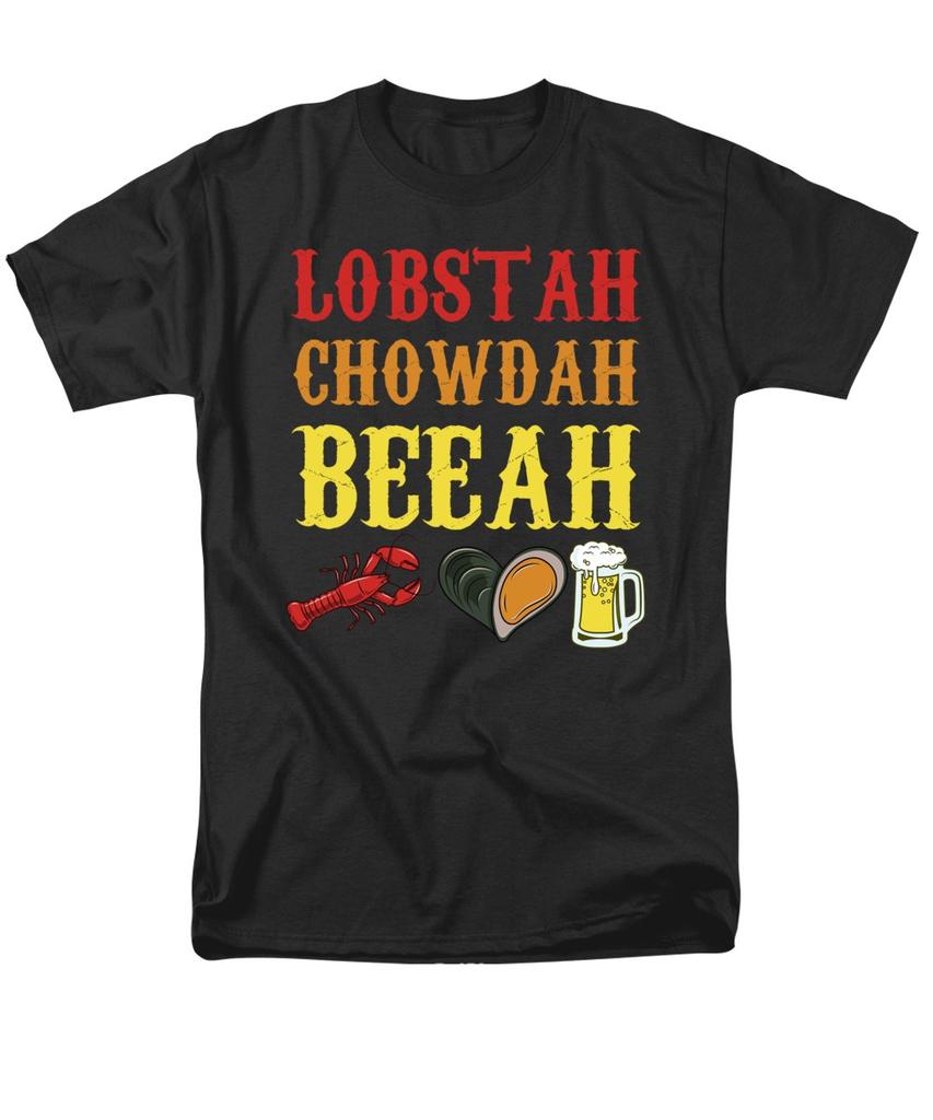 Buy Men Premium Cotton funny lobster chowder Print Tees Funny Harajuku ...