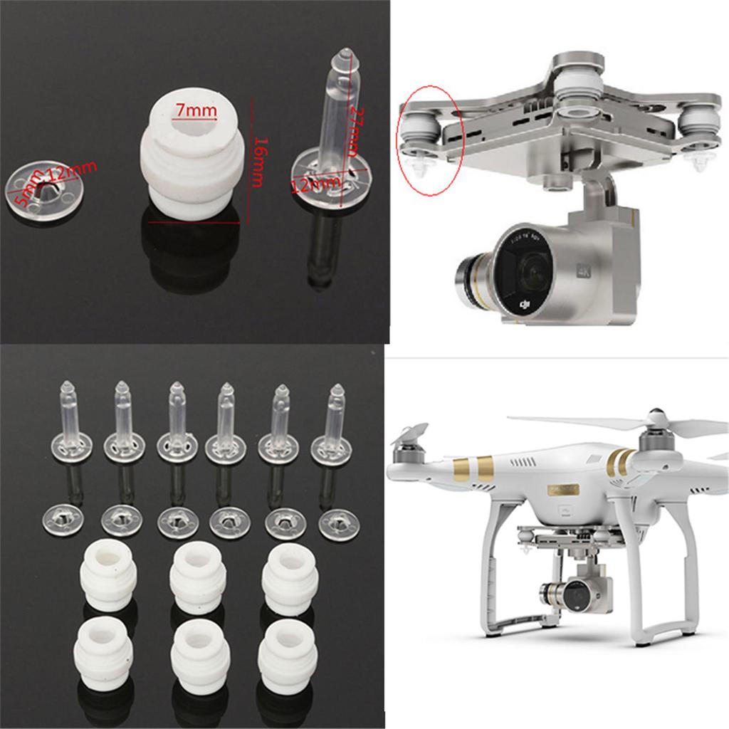 Buy 6Pcs Damping Bumper Rubber Balls + Anti-drop Pins Set For DJI ...