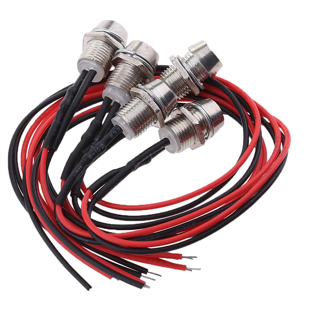 5pcs Green LED Indicator Light Bulb Pilot Dash Lamp Car Boat Truck 12V ...