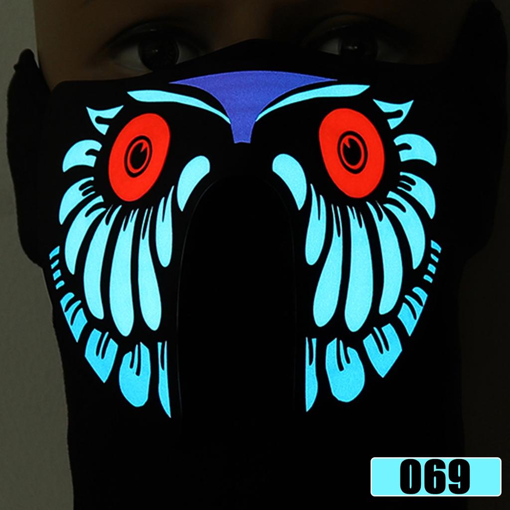 Buy 4 Style Voice Control LED Luminous Flashing Mask Light Up Mask for ...