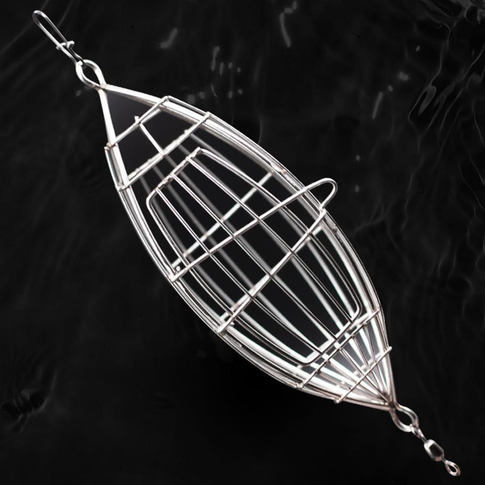 Cheap Bait Thrower Bait Cage Stainless Steel Basket Feeder Sea Fishing ...