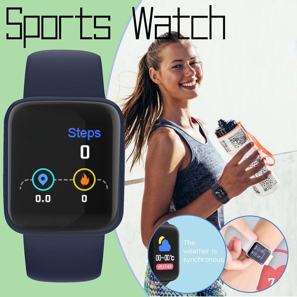Buy Y68S New Macaron Smart Watch Colorful Fashion Fitness Bracelet ...