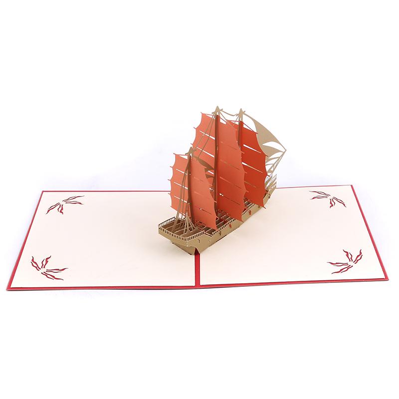Buy Handmade Sea Overlord Boat Paper Greeting Card Envelope Business ...