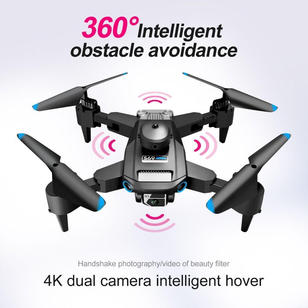 Obstacle Avoidance Video Gesture Pictures S69 Drone Four-axis Aircraft ...