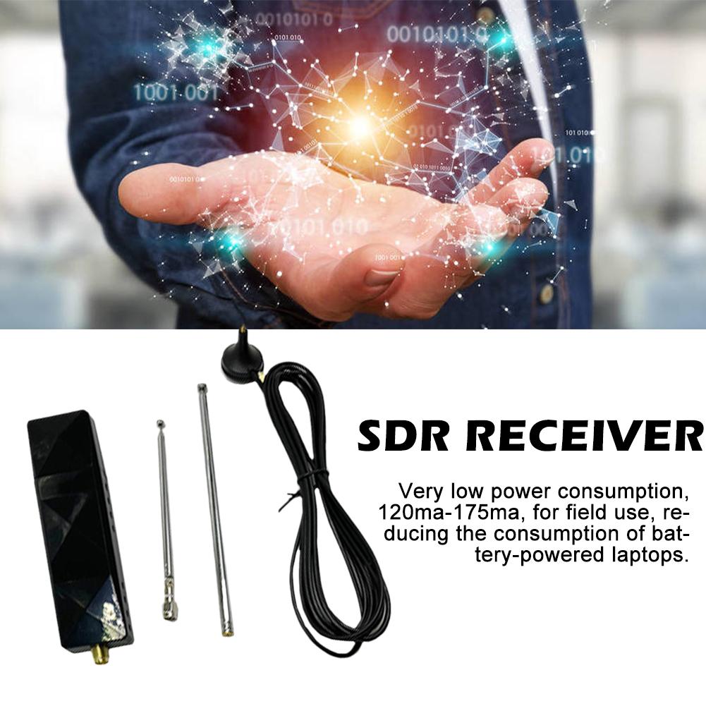 Yeni 10khz-2GHz 12bit ADC 60DB SNR Mini SDR Alıcı V6P1 uygun fiyatlı ...