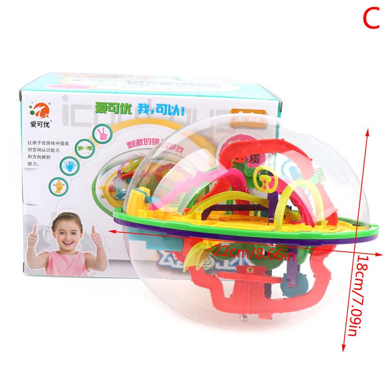 Buy 100/168/208 Steps 3D Hobby Lobby Magic Intellect Ball Balance Maze ...