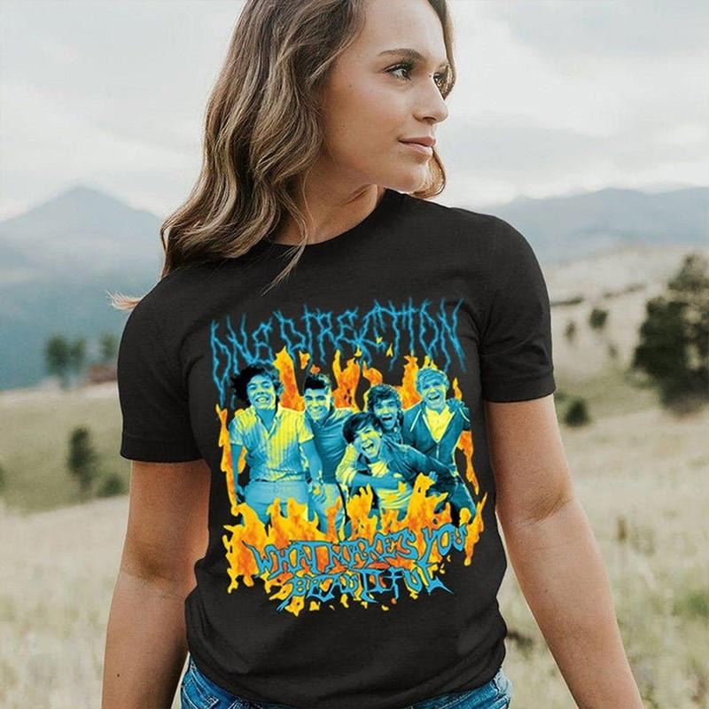 Satın alın Heavy Metal One Direction Tee Tops Women 2021 What Makes You ...