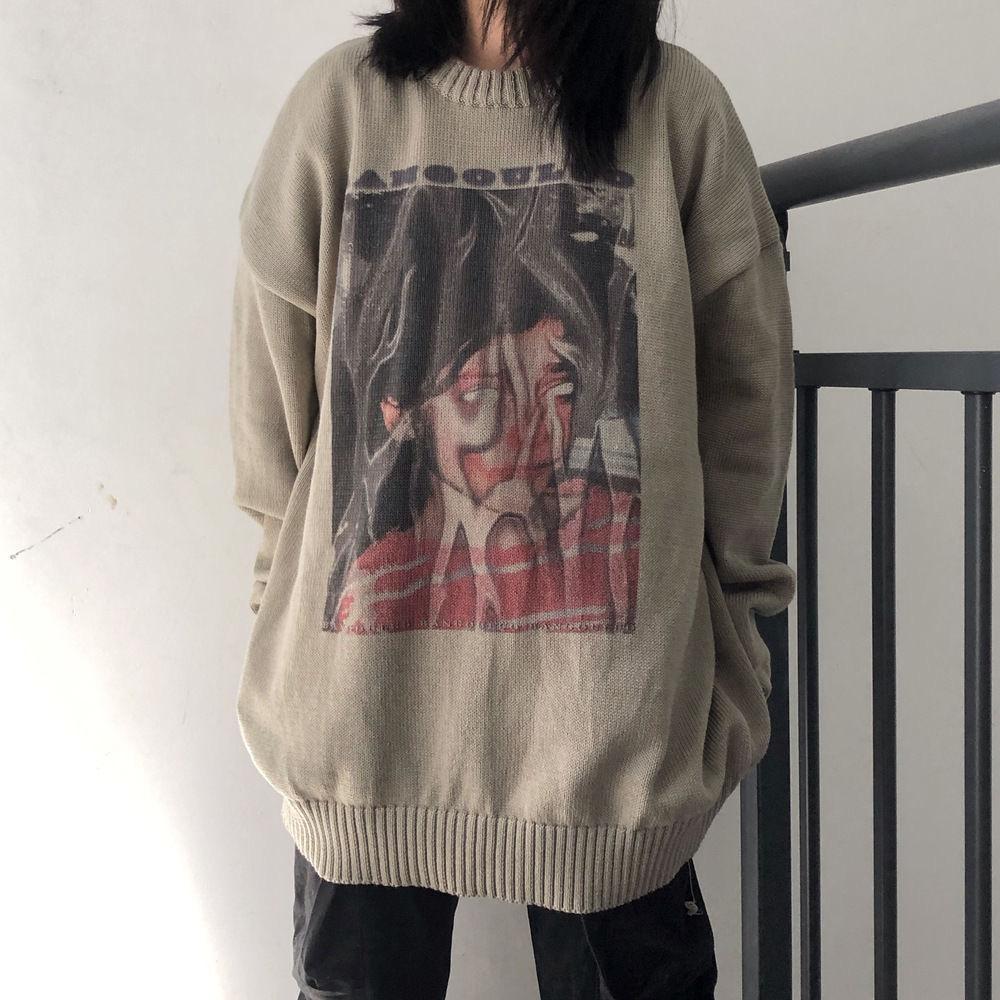 Cheap 2022 Women's Knitted Goth Y2K Sweater Pullovers Ladies Winter ...