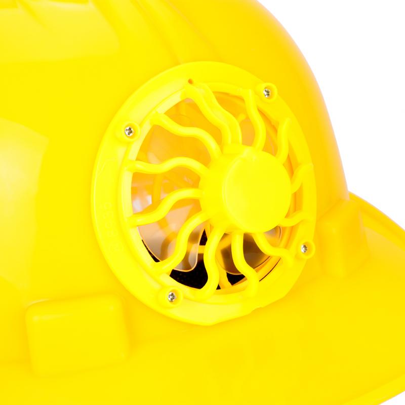 Buy Cool Construction Hard Hat Adjustbale Safety Helmet with Solar ...