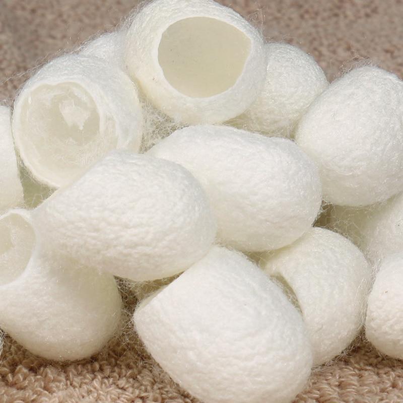 Buy Natural Silkworm Cocoons Ball Face Care Facial Cleanser ...