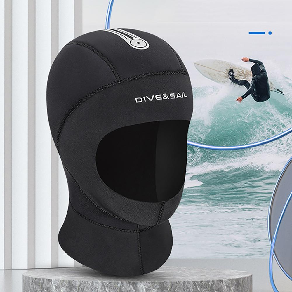 Cheap DIVE&SAIL 5mm Neoprene Diving Cap Professional Protective ...