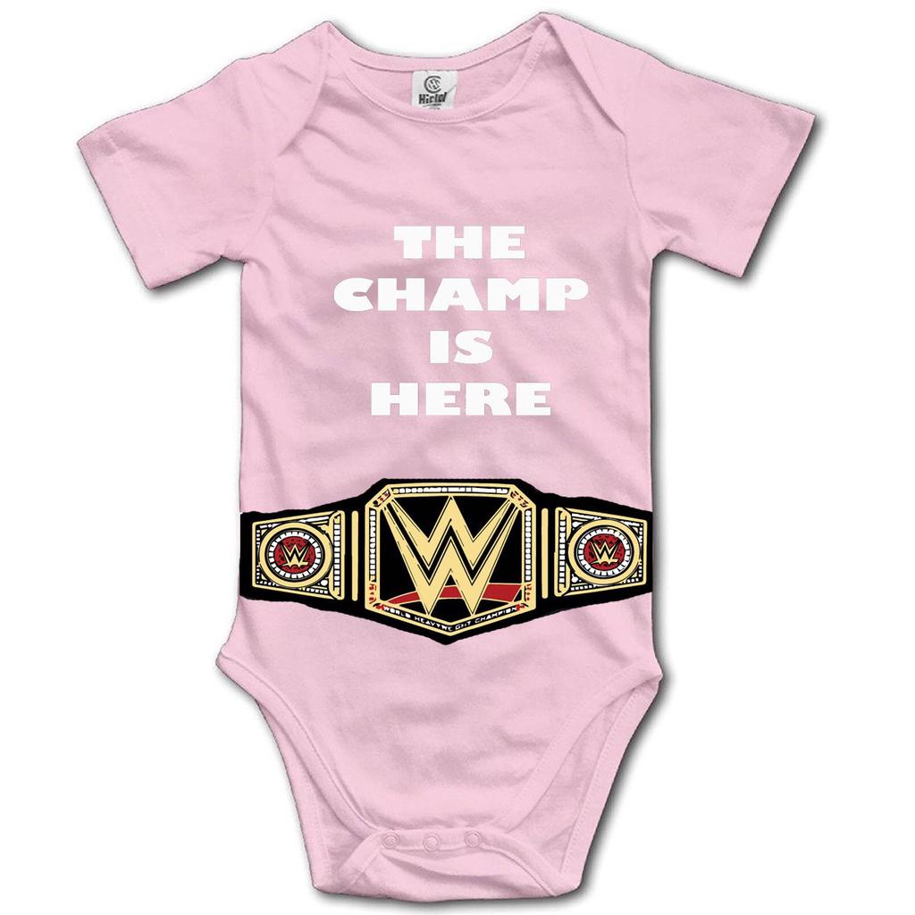 Buy The Champ Is Here Wwe Baby Creeper /Bodysuits With Belt at ...