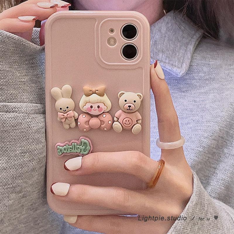 Buy New Cute Cartoon Candy Bear Mobile Phone Shell Three-dimensional ...