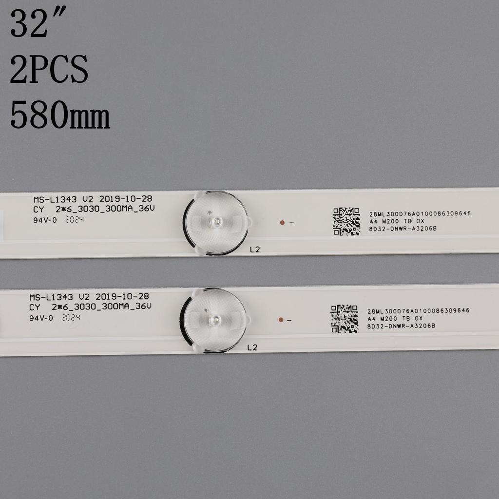 Buy 2pcs x32 inch LED Backlight Strip for Tv JL.D32061330-081AS-M FZD ...