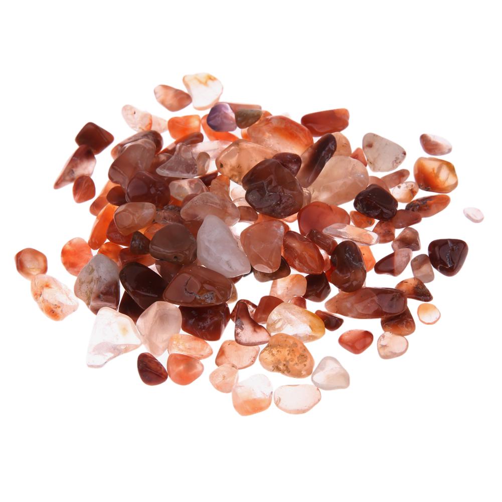 Buy 7-9mm100g AAA+Natural Red Hair Quartz Crystal Stones Chakra Healing ...