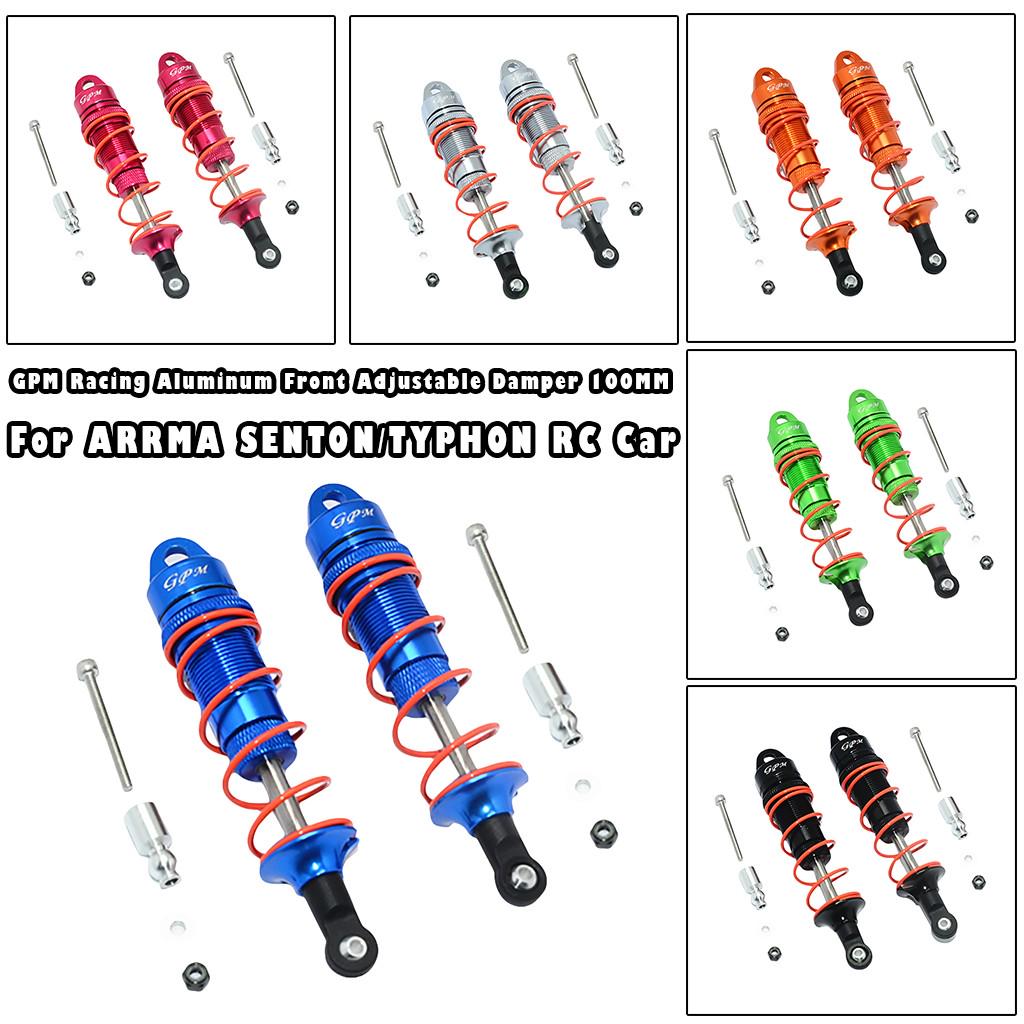 GPM Racing Aluminum Front Adjustable Damper 100MM For ARRMA SENTON ...