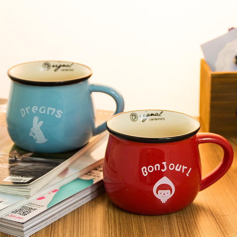 Buy Modern Style Personality Mark Cup Ceramics Coffee Milk Mug at ...