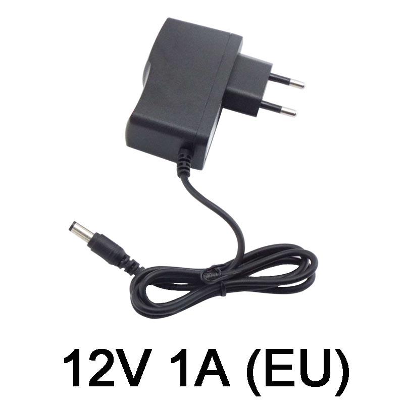 DC 12V 1A AC 110V-240V Dönüştürücü Güç Kaynağı Şarj Cihazı 5.5 * 2.1mm ...