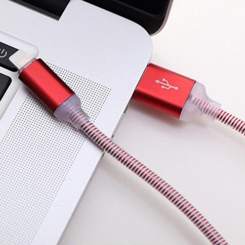 Buy Colorful Light Micro Android/Apple LED Light USB Charger Data Sync ...