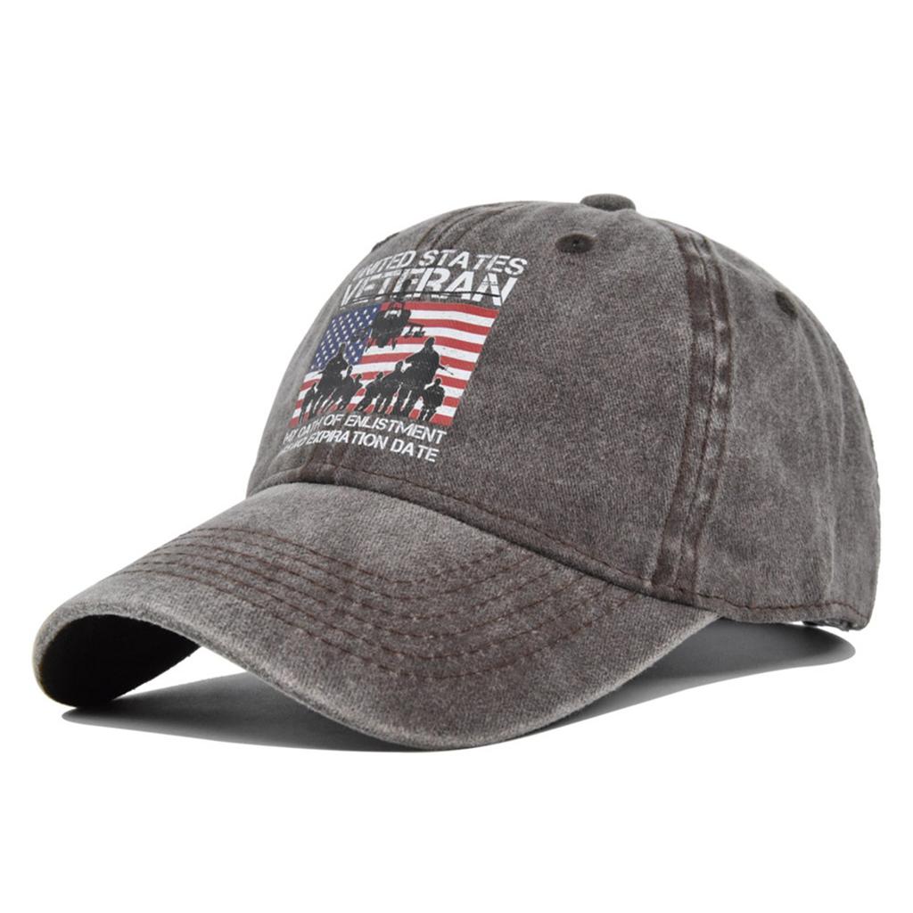 Buy American Printed Baseball Cap Worn Bent Cap Sunshade Personality ...