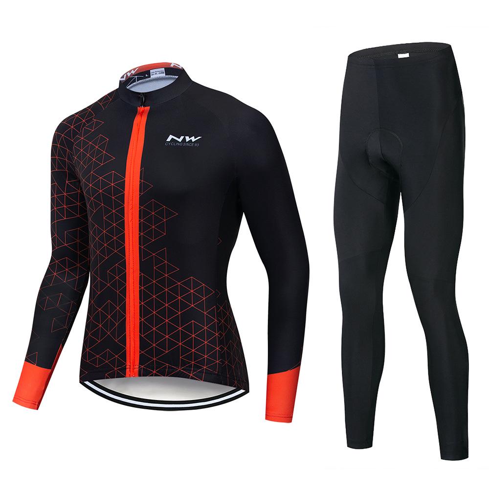 New Arrivals Men's Cycling Jersey Pro Bike Team Long Sleeve Cycling ...