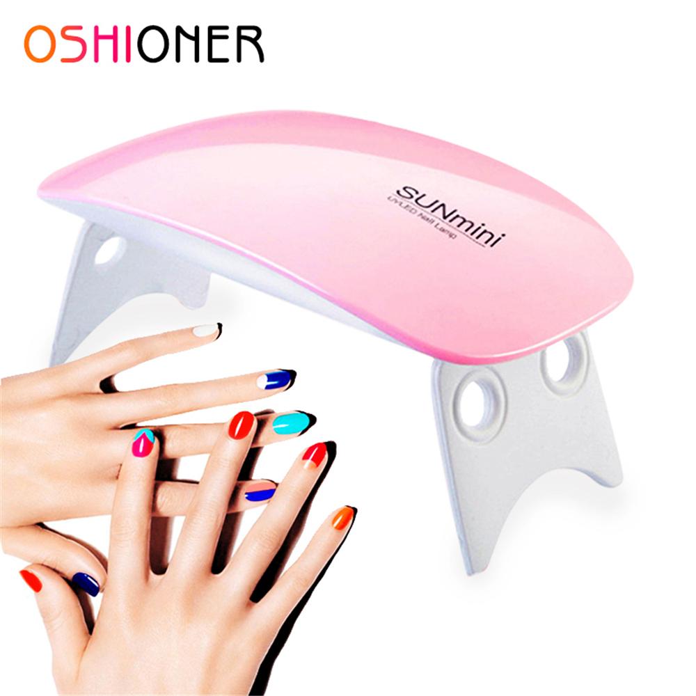Buy Portable 6W Mini UV LED Lamp USB Charging Gel Polish Curing Machine Nail Dryer at affordable ...